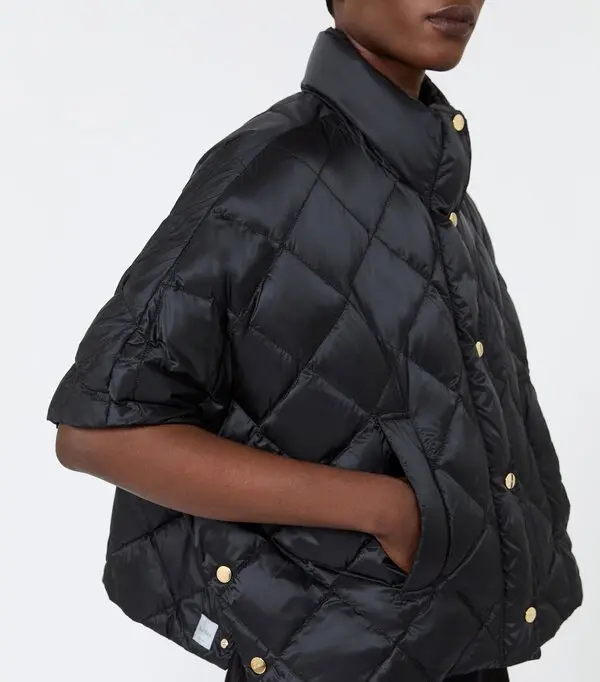 Max Mara Padded Quilted Cape