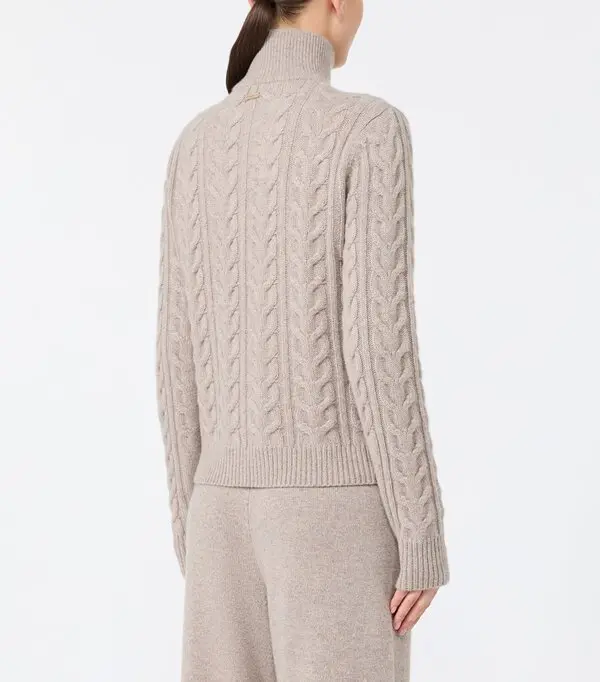 Max Mara Cashmere Quarter-zip Sweater