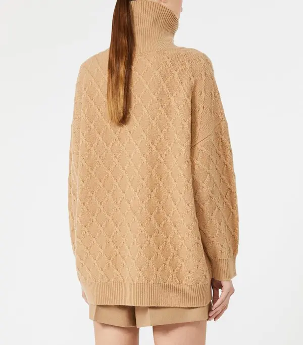 Max Mara Wool-cashmere Sweater - Beige