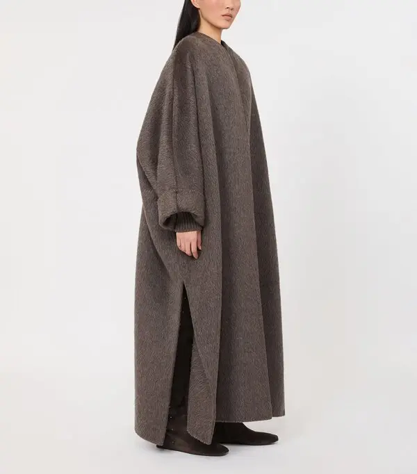 Max Mara Camel Wool-mohair Coat
