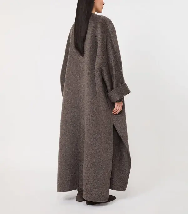 Max Mara Camel Wool-mohair Coat