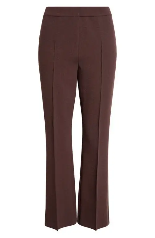 HIGH SPORT Geo Kick Flare Cropped Pants - Chocolate