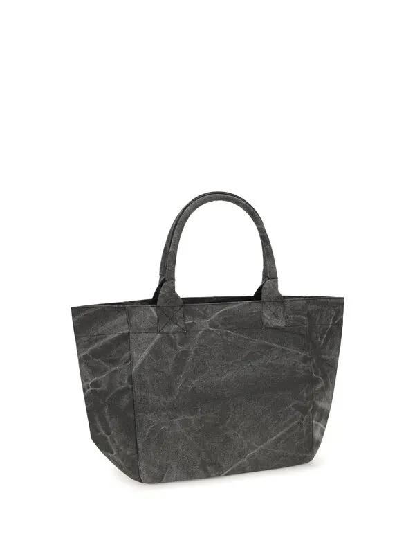 GANNI Medium Trapeze Flower-print Shopping Bag