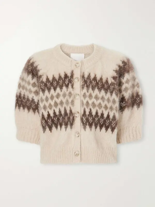 Citizens Of Humanity Molly Brushed Alpaca And Wool-blend Cardigan