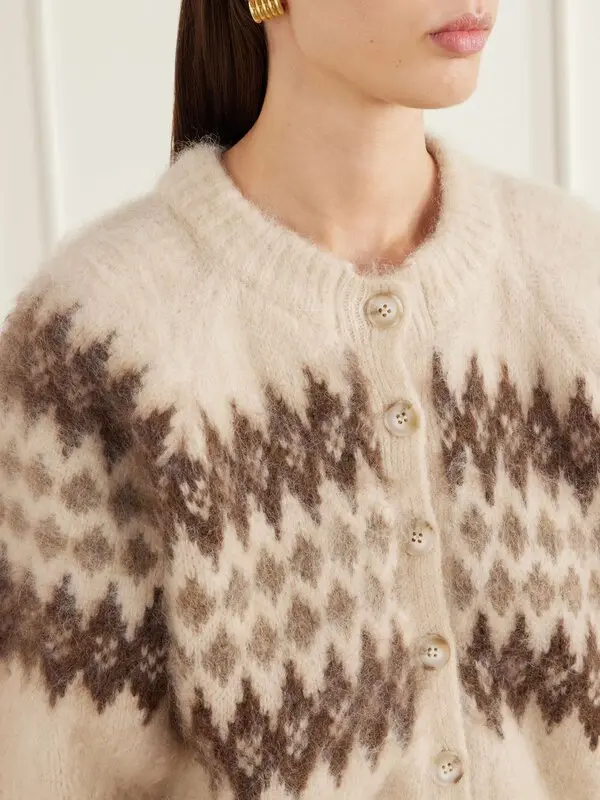 Citizens Of Humanity Molly Brushed Alpaca And Wool-blend Cardigan
