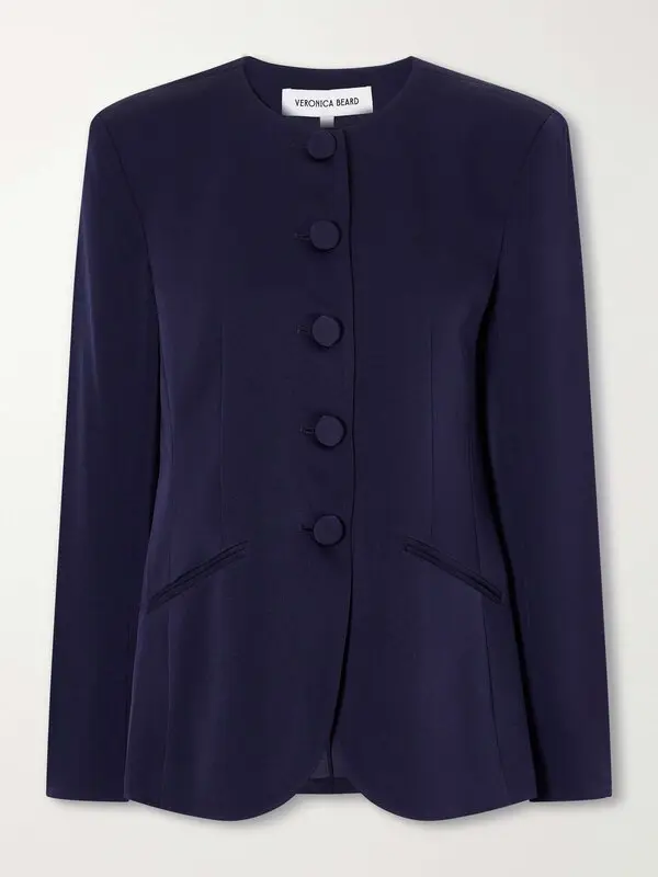 Veronica Beard Wryllen Crepe Blazer