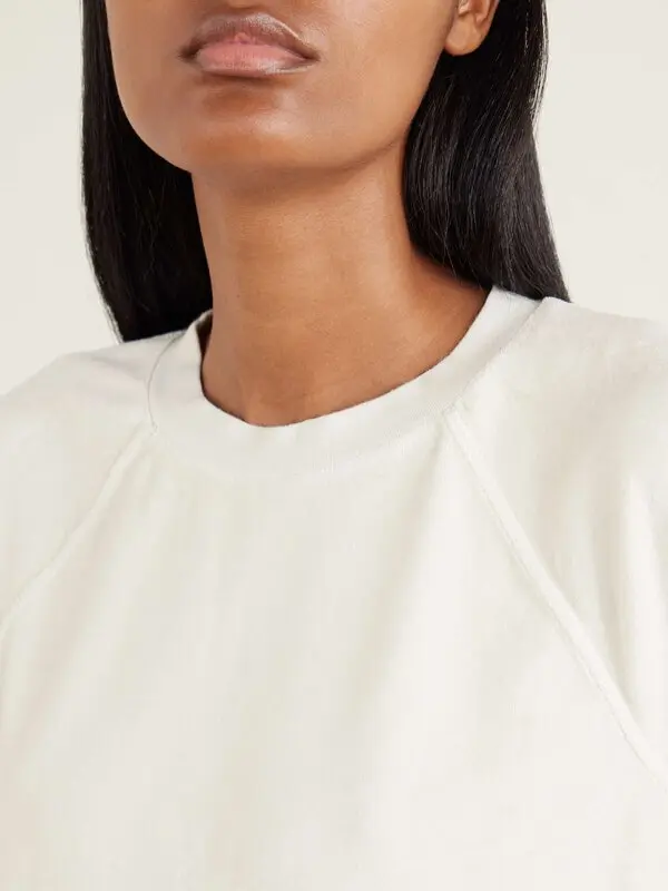 Suzie Kondi Tilos Cotton-blend Velvet Sweatshirt