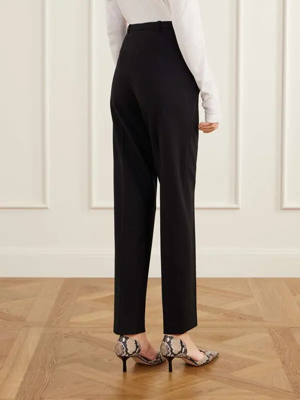 Loulou De Saison Malka Wool-blend Straight-leg Pants