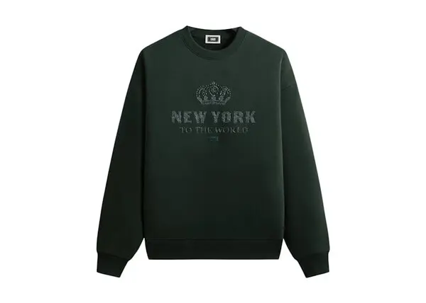 Kith New York To The World Crown Crewneck Sweatshirt
