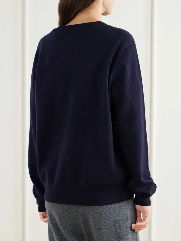 Extreme Cashmere The Be Classic Cashmere-blend Sweater