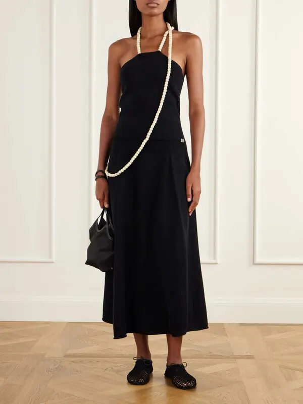 Extreme Cashmere Ease Knit Cashmere-blend Midi Skirt