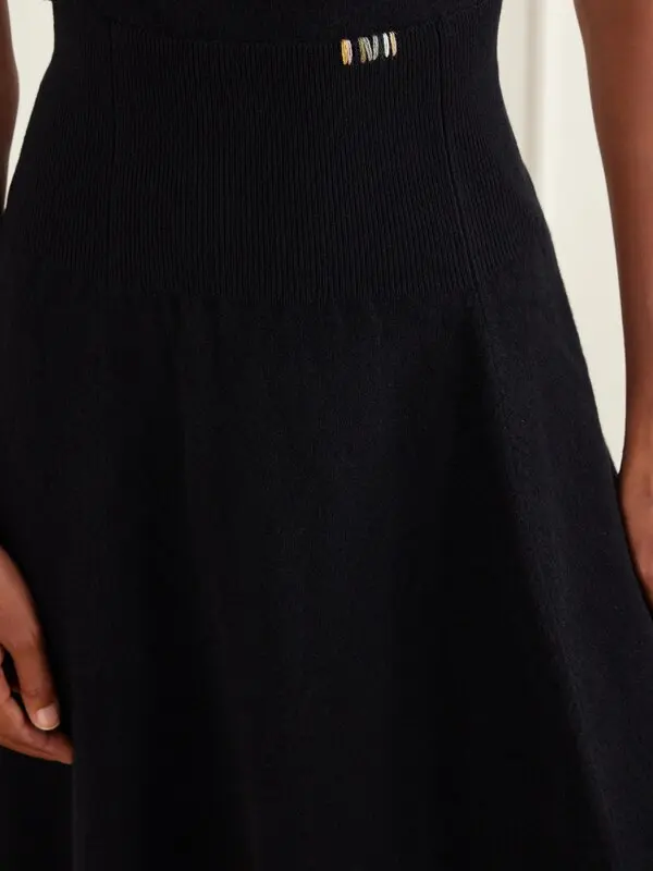 Extreme Cashmere Ease Knit Cashmere-blend Midi Skirt