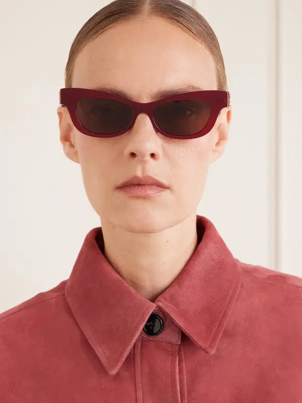Celine Triomphe Cat-eye Acetate Sunglasses