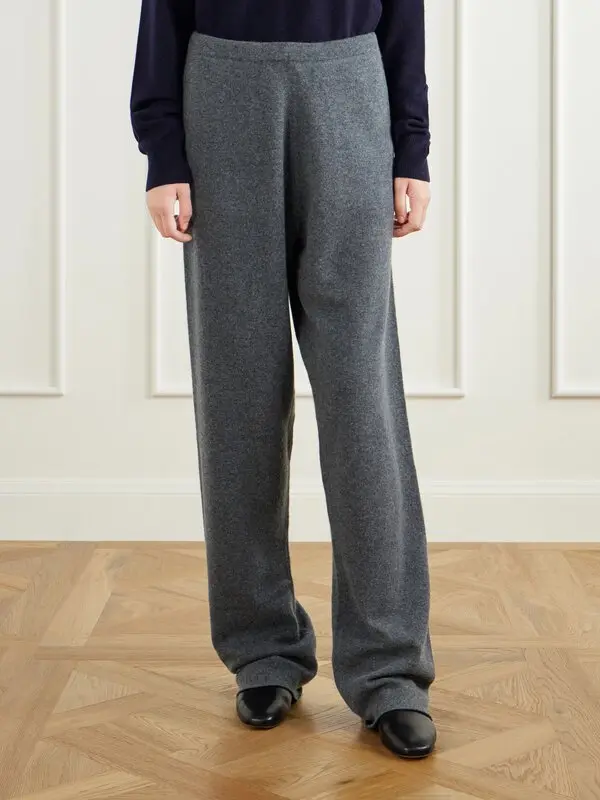 Extreme Cashmere Rush Cashmere-blend Straight-leg Sweatpants