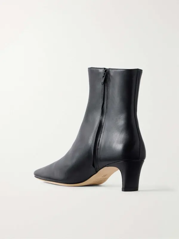 Staud Wally 55 Leather Ankle Boots