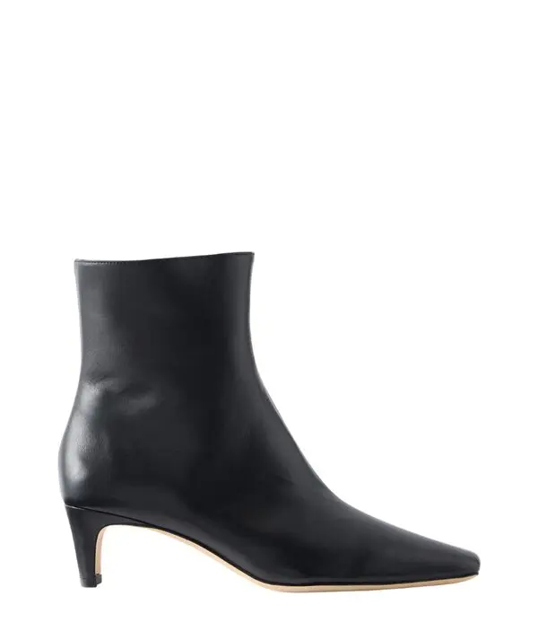Staud Wally 55 Leather Ankle Boots
