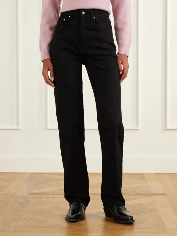 Ossou Flex Stretch High-rise Straight-leg Jeans