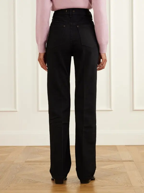 Ossou Flex Stretch High-rise Straight-leg Jeans