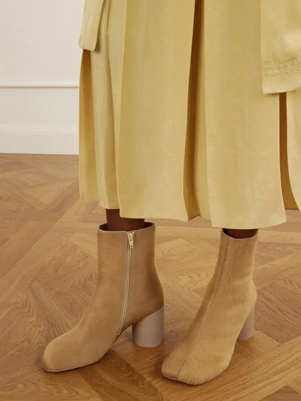 MAISON MARGIELA Calf Hair Ankle Boots