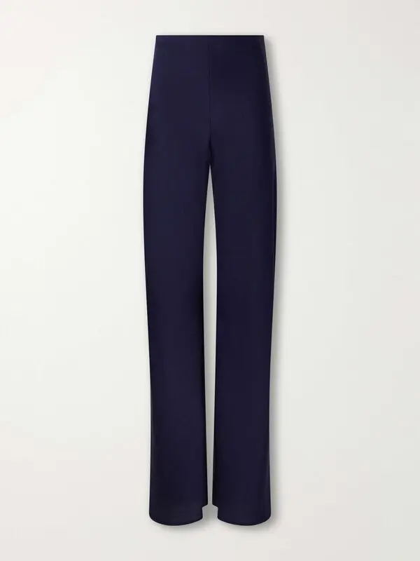 Veronica Beard Braddok Cady Straight-leg Pants - Navy