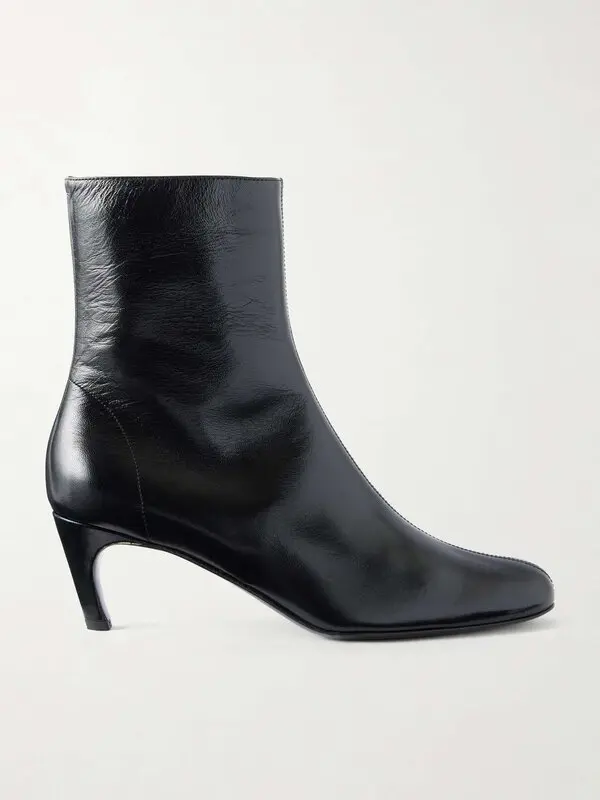 Proenza Schouler Uma Leather Ankle Boots - Black