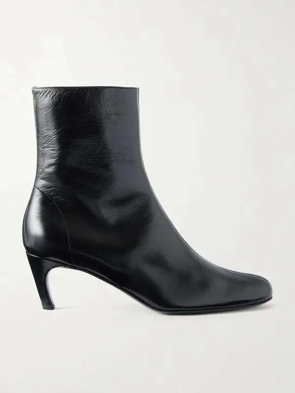 Proenza Schouler Uma Leather Ankle Boots