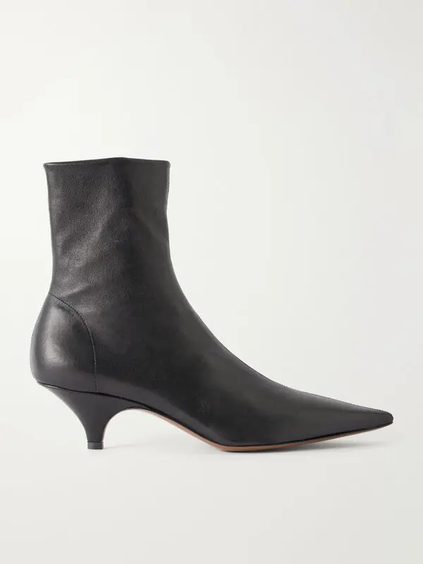 NEOUS Poera 40 Leather Ankle Boots - Black