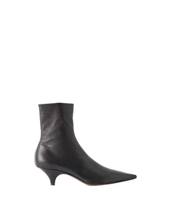 NEOUS Poera 40 Leather Ankle Boots - Black