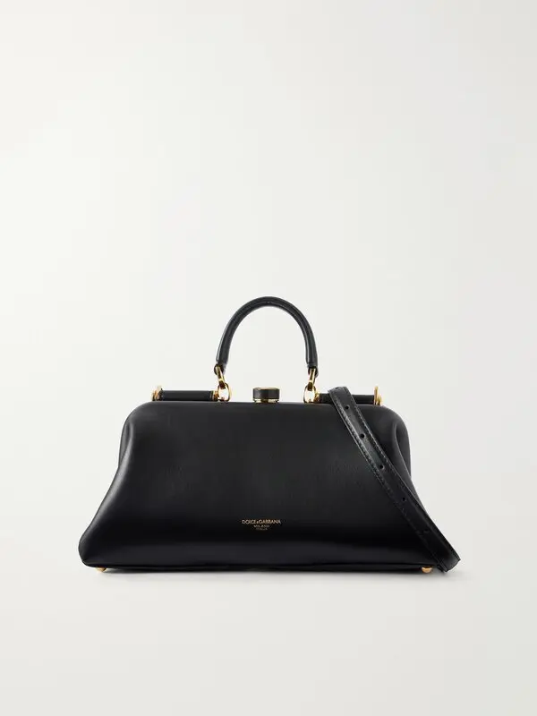 Dolce & Gabbana Grandma Medium Plongé Nappa Leather Top-handle Bag - Black