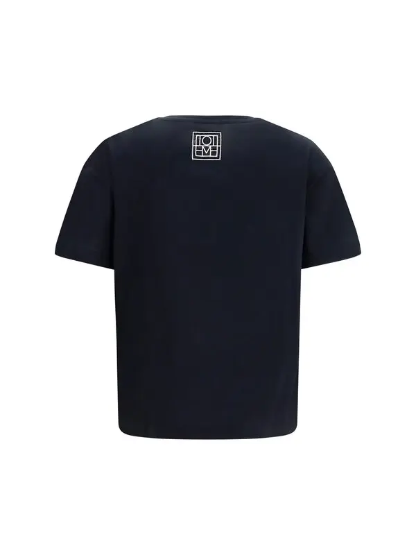 TOTEME Classic Monochrome T-shirt - Black