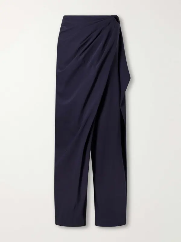 JW Anderson Cotton-drill Wide-leg Wrap Pants