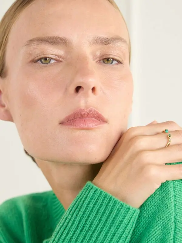 David Yurman Micro Cablespira® Flex 18-karat Emerald Ring