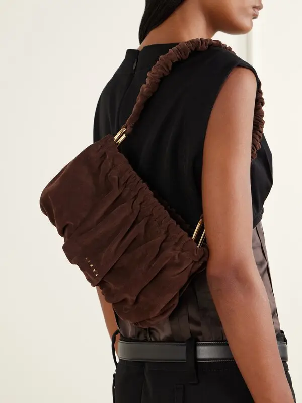 Marni Suede Shoulder Bag