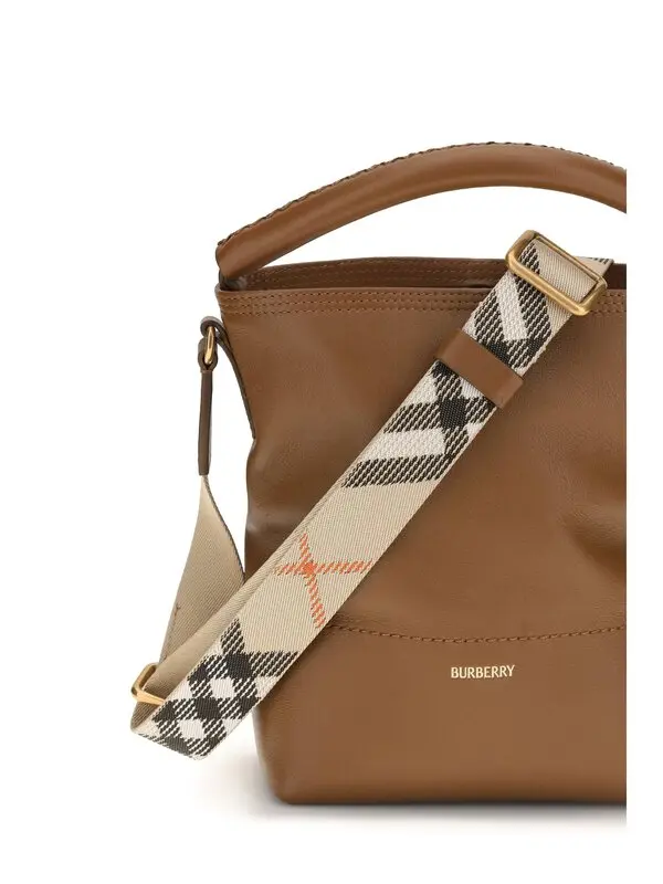 Burberry B Clip Bucket Bag - Brown