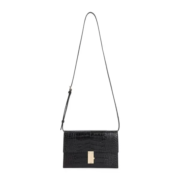 TOM FORD Croco Mini Bag - Black