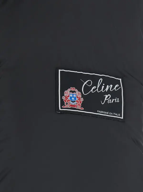 Celine Sleeveless Puffer Jacket In Light Nylon