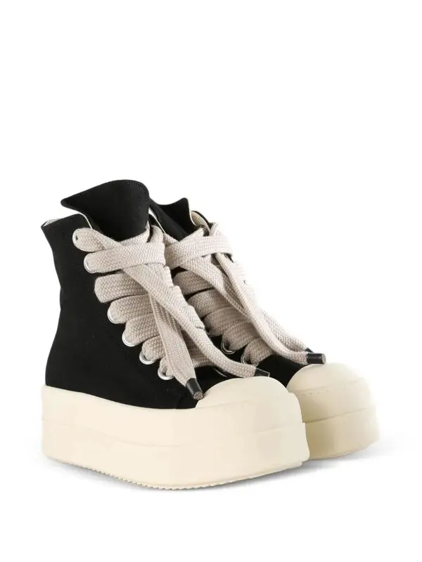 Rick Owens Mega Bumper Jumbolace' Denim Sneakers