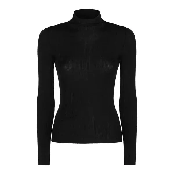 TWINSET Ribbed-knit Roll-neck Sweater