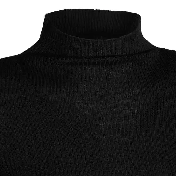 TWINSET Ribbed-knit Roll-neck Sweater