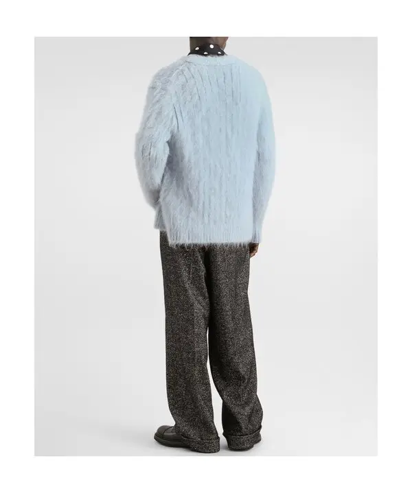 Dolce & Gabbana Dolce Gabbana Ribbed Button-up Cardigan