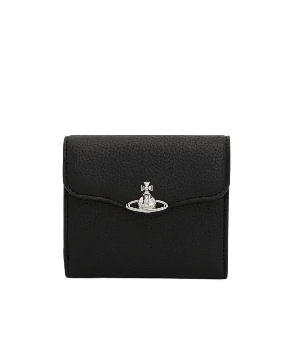 VIVIENNE WESTWOOD Logo-embellished Wallet - Black