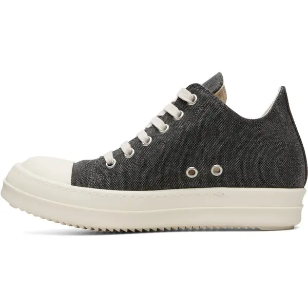 Rick Owens Canvas Low-top Sneakers