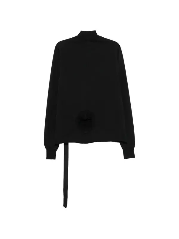 Rick Owens High-neck Cutout Sweater
