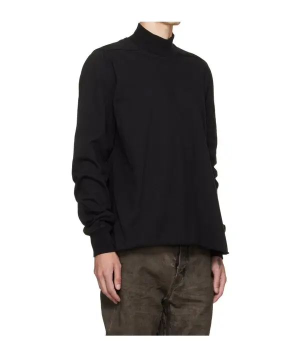 Rick Owens High-neck Cutout Sweater