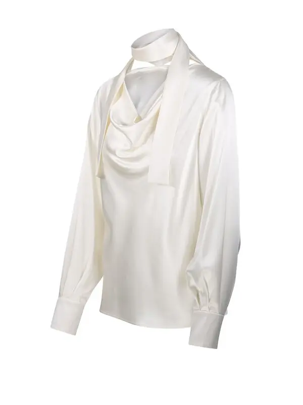 Max Mara Scarf-detailed Blouse - No