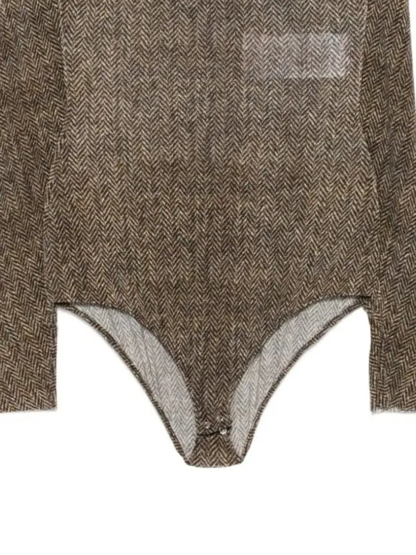 MAISON MARGIELA High-neck Bodysuit