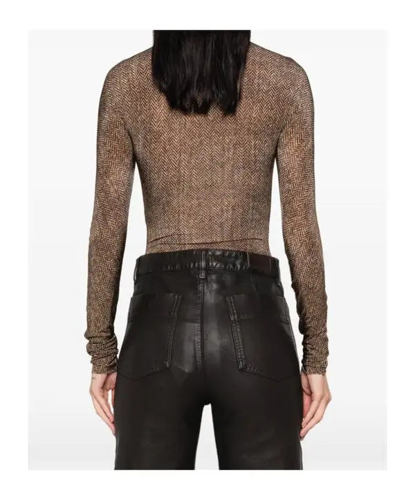 MAISON MARGIELA High-neck Bodysuit