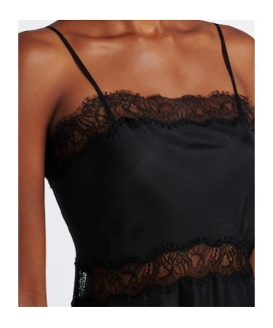 Ulla Johnson Coco Lace-trimmed Silk Twill Midi Dress