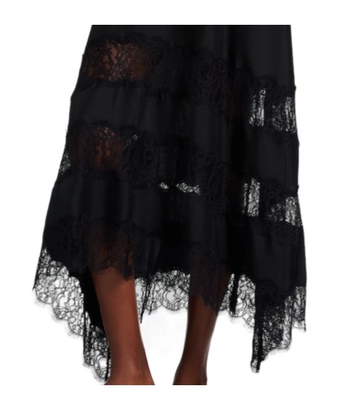 Ulla Johnson Coco Lace-trimmed Silk Twill Midi Dress