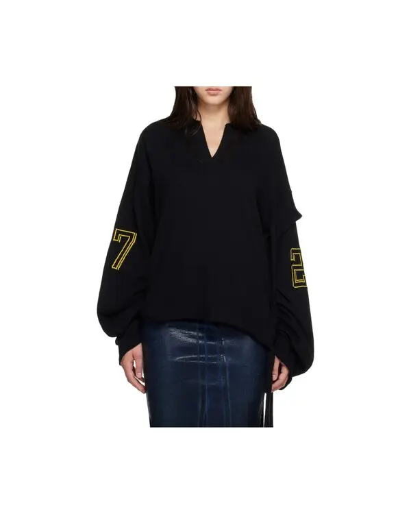 Ottolinger Oversized Jacquard Knitted Top